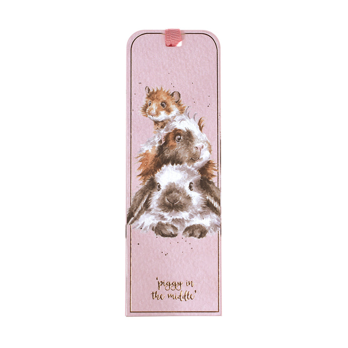 Wrendale Guniea Pig Bookmark - Piggy in the Middle – Threaplands