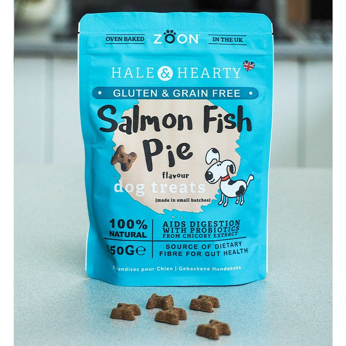 Hale & Hearty Salmon Fish Pie Grain Free Treats 150g – Threaplands