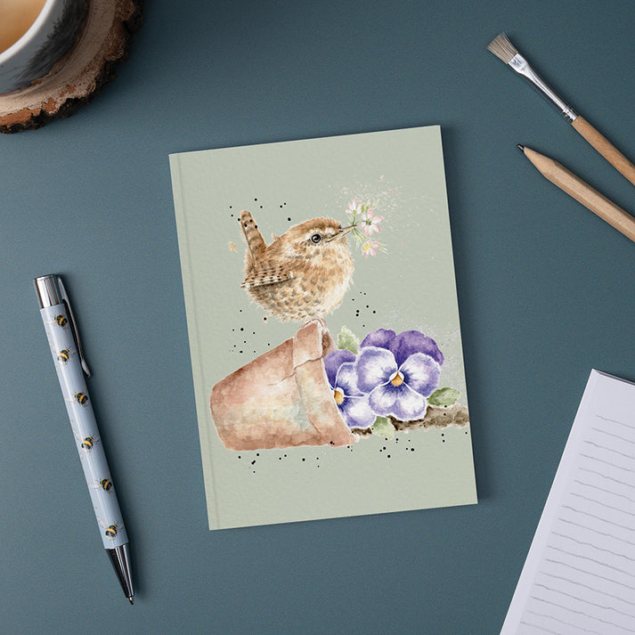 Wrendale A6 Wren Notebook - Pottering About – Threaplands