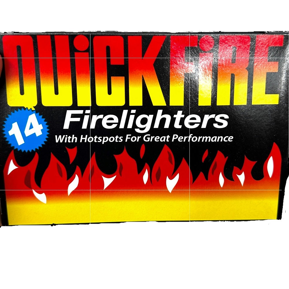 Quickfire firelighter (14 pack) – Threaplands Garden Centre