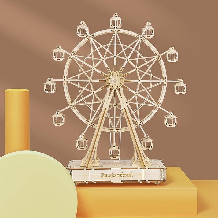 Robotime Ferris Wheel Music Box Model Kit – Threaplands