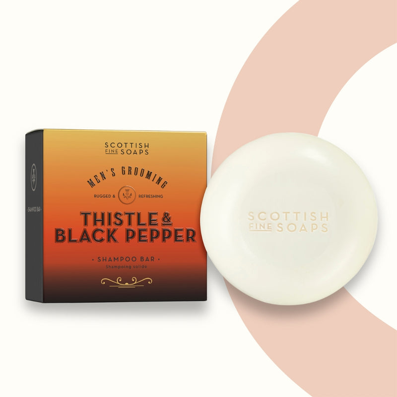 Thistle & Black Pepper Shampoo Bar 100g – Threaplands