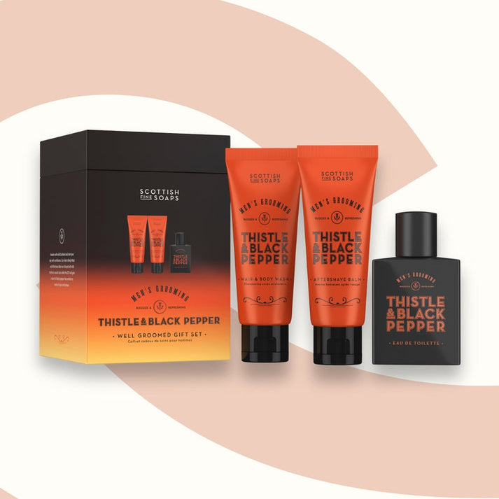 Thistle & Black Pepper "Well Groomed" Gift Set – Threaplands