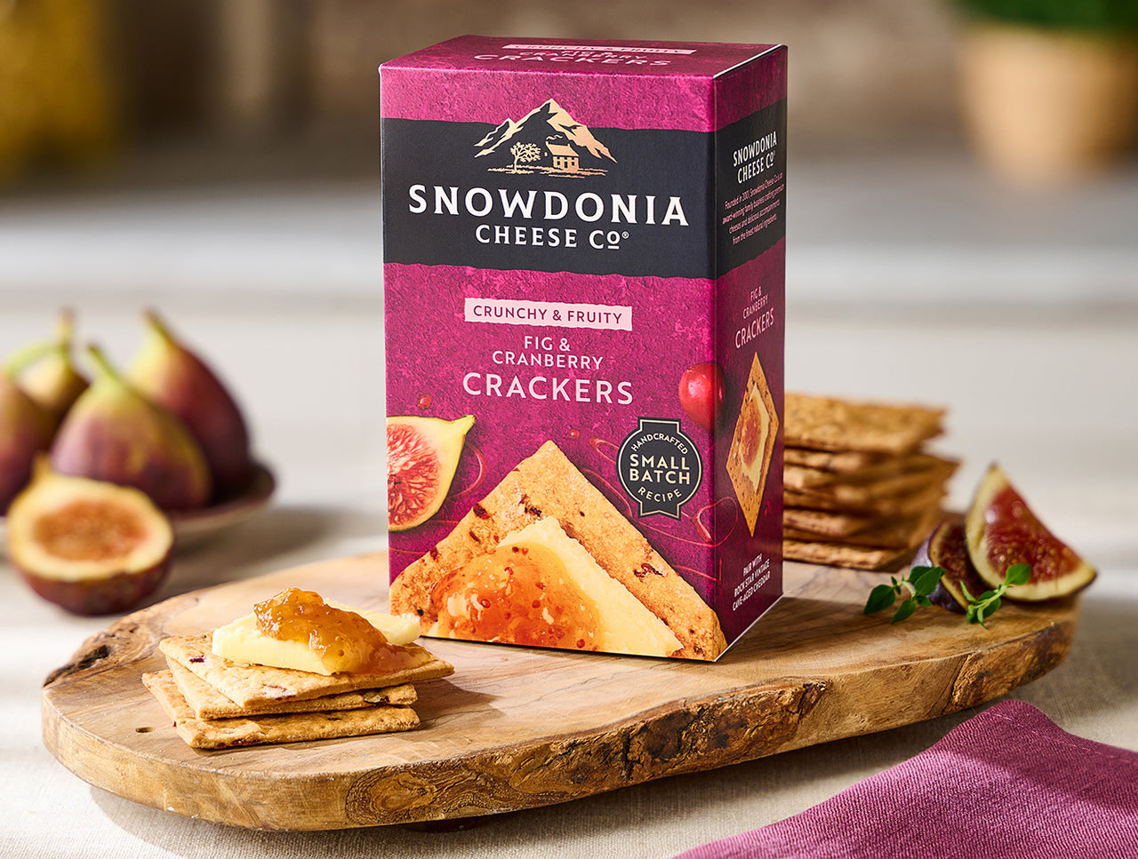 Snowdonia - Fig & Cranberry Crackers – Threaplands