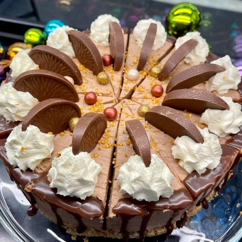 Christmas Day Single Portion Cheesecake- Terry's Chocolate Orange GF ...